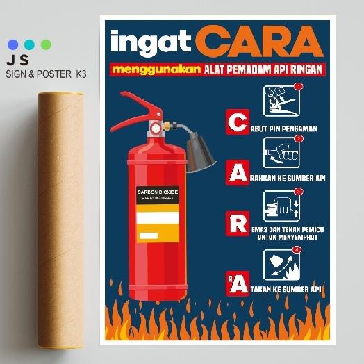 Jual Trendy Poster Safety K3 - Ingat Cara Penggunaan Apar - Free Add ...