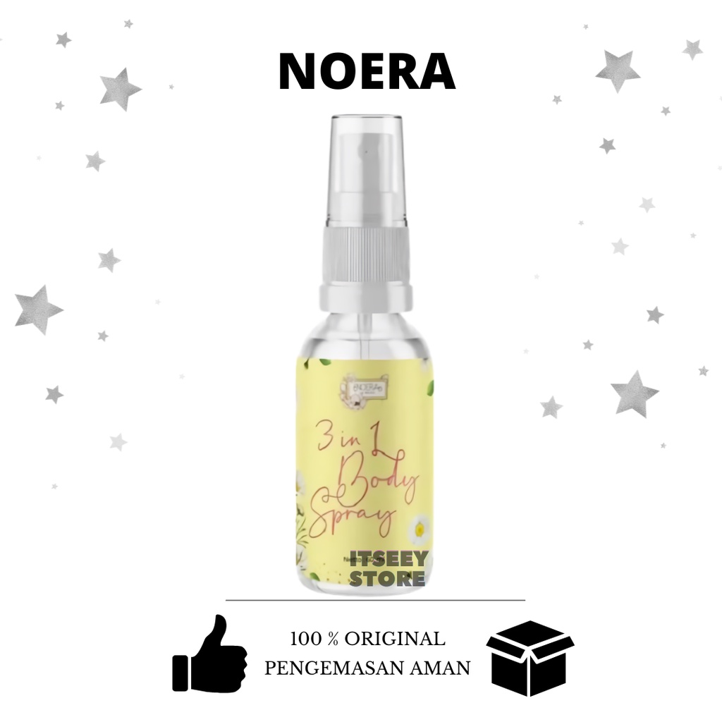 Jual Noera 3 In 1 Body Spray - Natural Deodorant Spray | Shopee Indonesia
