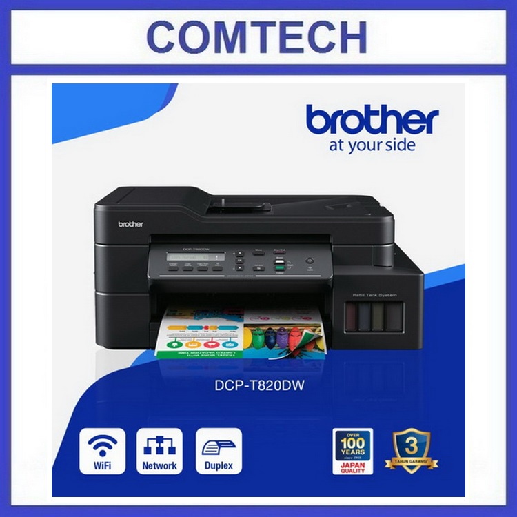 Jual Brother Inkjet DCP-T820DW Wireless Print Scan Copy Wifi | Shopee ...