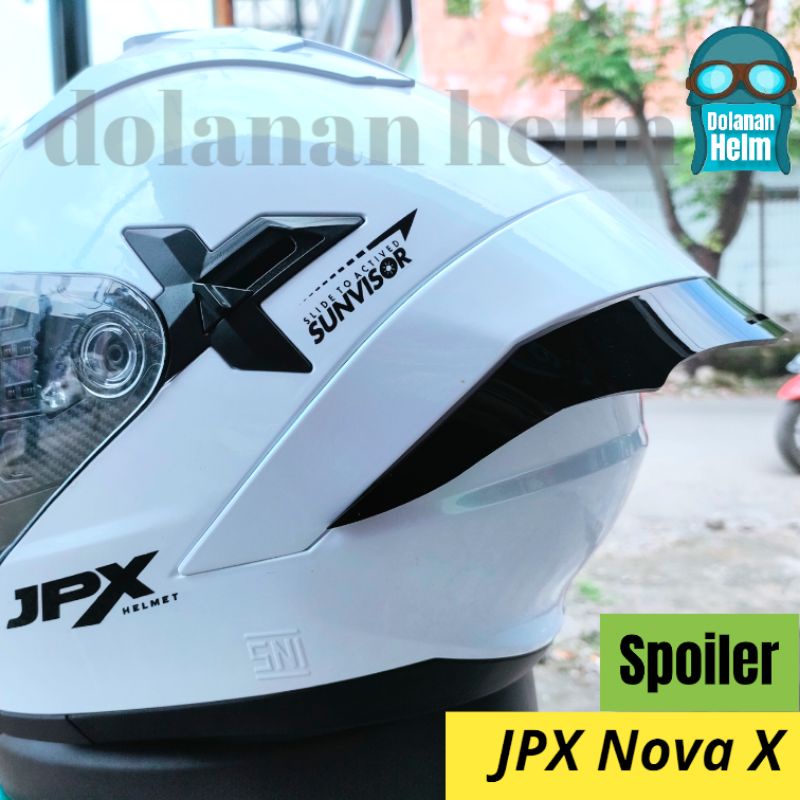 Jual SPOILER HELM JPX NOVA X | NovaX | Shopee Indonesia