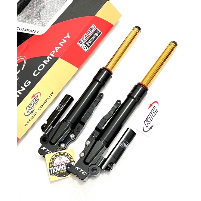 Jual Shockbreaker Tabung Depan KTC Black Racing Vario BeAT Scoopy ...