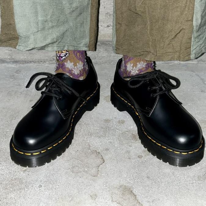 Jual Spesial Dr Martens 1461 Bex Black Smooth 3 Eye Docmart | Shopee ...