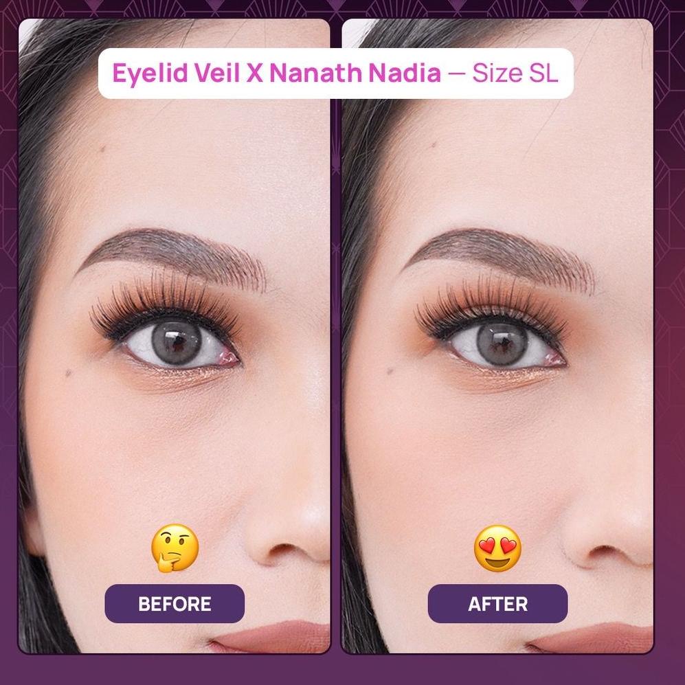 Jual [PRODUK 7DMAQ] ORI Hara Eyelid Veil Hara x Nanath Nadia Scot Skot ...