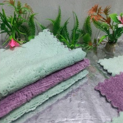 Jual Kain Lap Cuci Piring | Kain Lap Meja Serbaguna | Bahan Microfiber ...