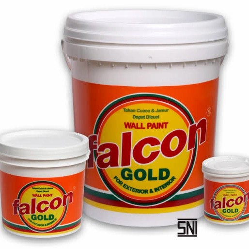 Jual :=:=:=:=] Cat Tembok Falcon GOLD 25 Kg Brilliant White | Shopee ...
