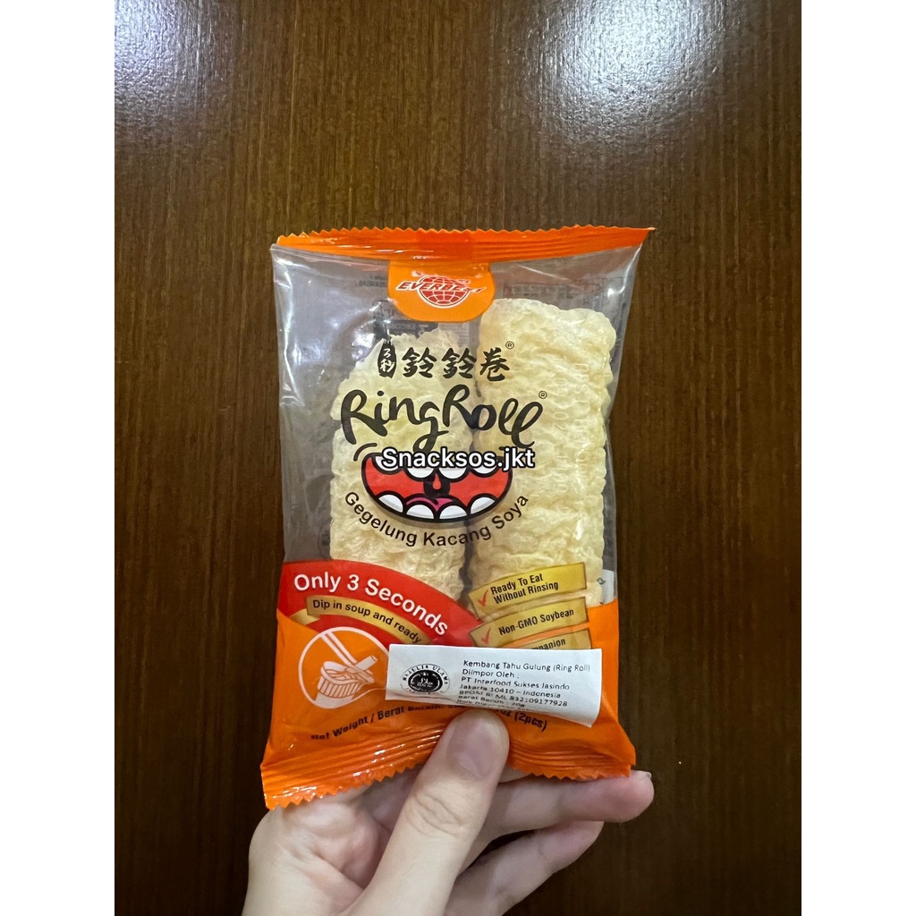 Jual [20GR] EVERBEST PREMIUM RING ROLL (GEGULUNG KACANG SOYA)- KEMBANG ...