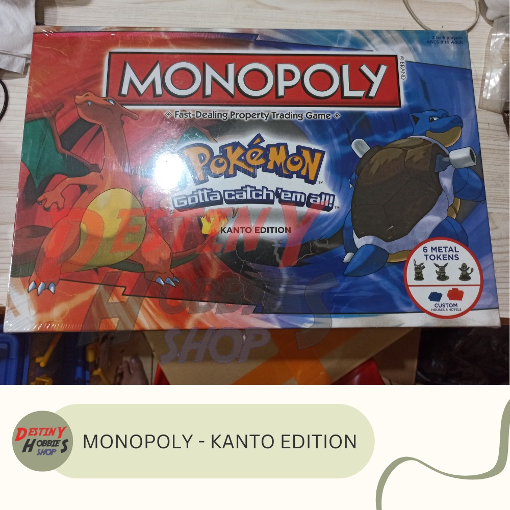 Jual Monopoly Pokemon Kanto Edition Pikachu Mainan Anak | Shopee Indonesia