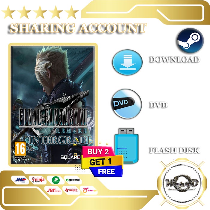 Jual FF 7 - FINAL FANTASY VII REMAKE INTERGRADE Pc Game Original ...