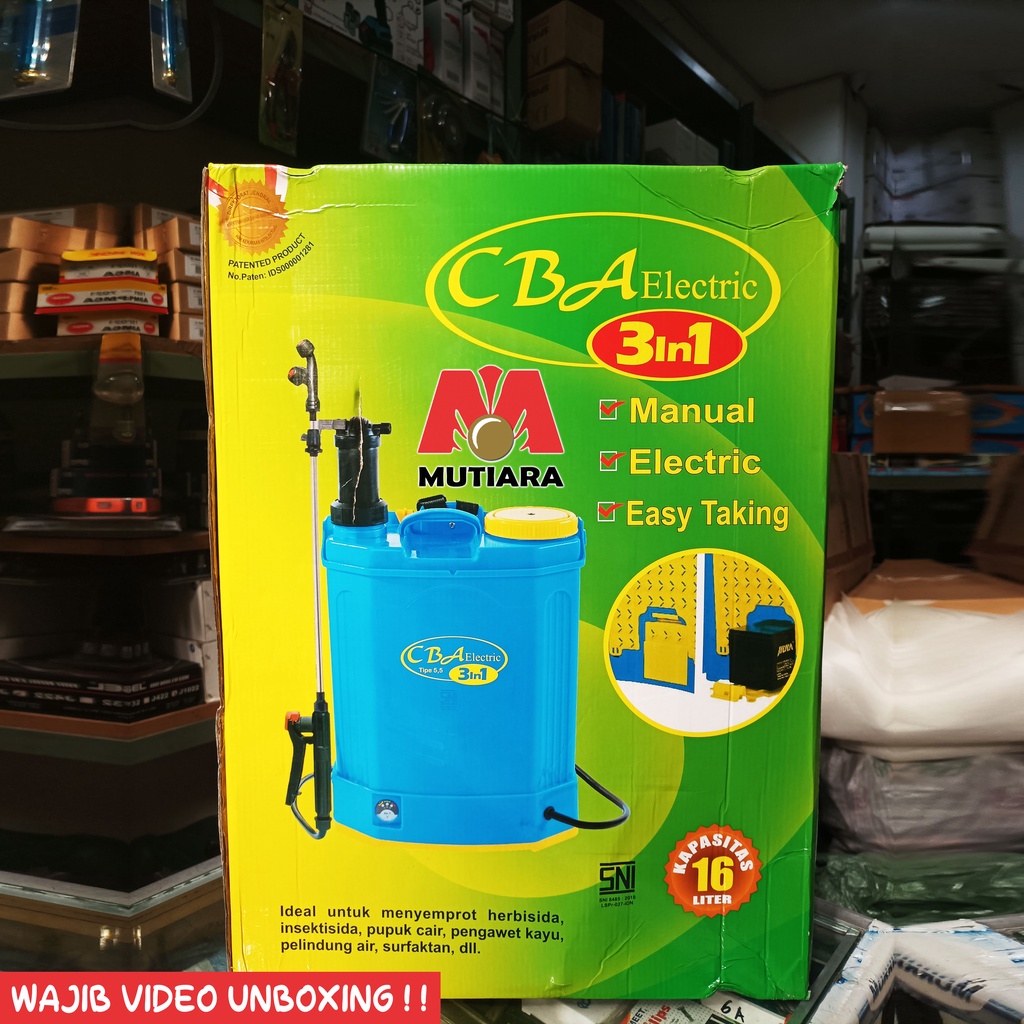 Jual Pompa Sprayer Elektrik CBA 3 in 1/ Elektrik & Manual/ Pompa Hama ...