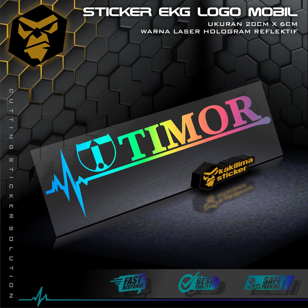 Jual Sticker EKG Logo Mobil Timor. Sticker Logo Merk dan Jenis mobil ...