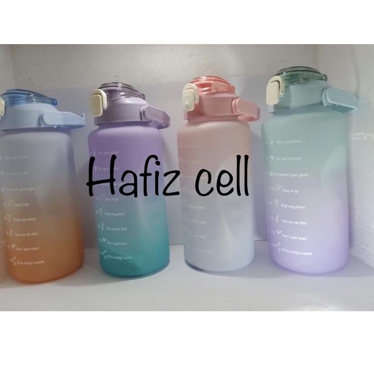 Jual 0W1 Botol minum VIRAL Botol Viral 2 Liter - sticker 2D dan 3D ...