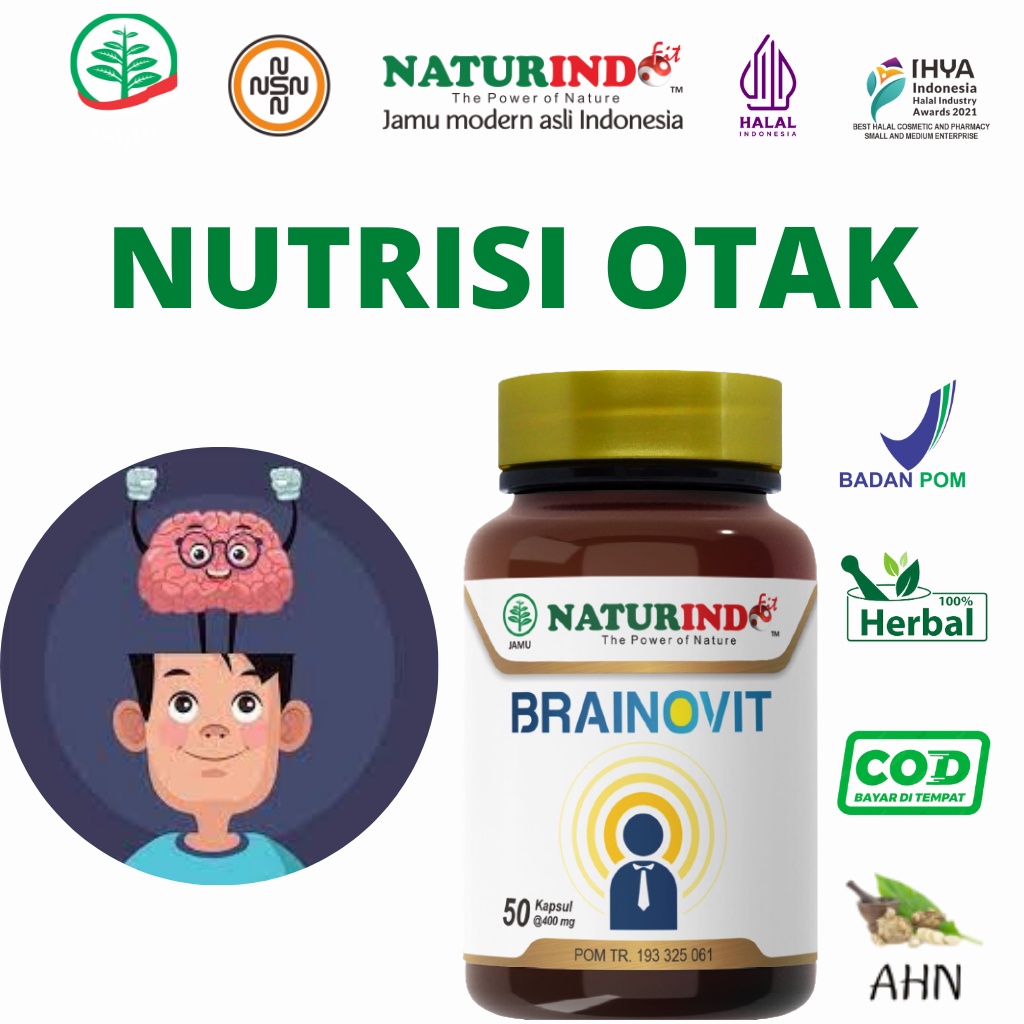 Jual BRAINOVIT Nutrisi Otak Nutrisi Daya Ingat Konsentrasi Antioksidan ...