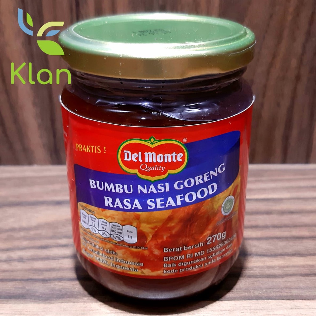 Jual DEL MONTE BUMBU NASI GORENG RASA SEAFOOD 270 GR / BUMBU NASGOR ...