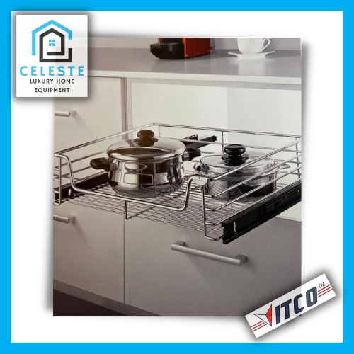 Jual VITCO Drawer Pull Out 800mm / Rak Dapur / Rak Tarik Panci Teko ...