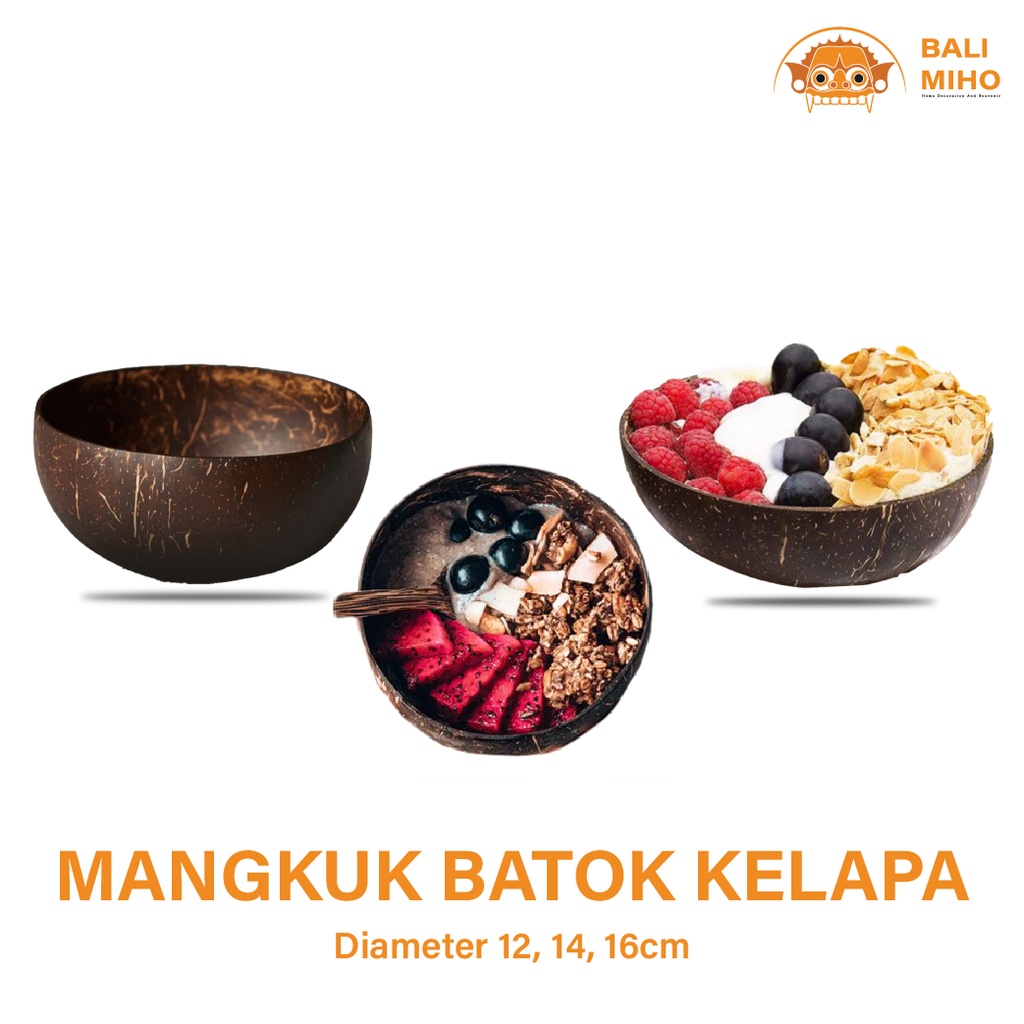 Jual Mangkok Batok Kelapa - Mangkok Kelapa - Mangkok Bulat - Mangkok ...