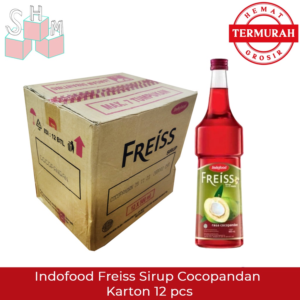 Jual INDOFOOD FREISS SIRUP COCOPANDAN -1 Karton 12 pcs | Shopee Indonesia