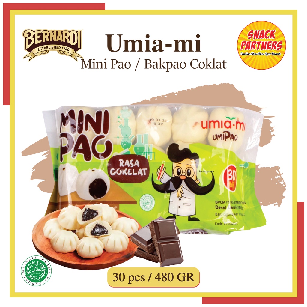 Jual UMIAMI Mini Pao by BERNARDI 30 pcs / 400 gr - Bakpao / Bakpau ...