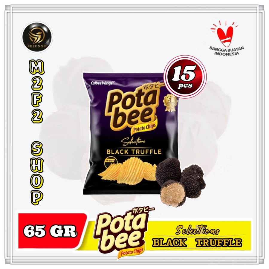 Jual Keripik Kentang Potabee Selection Black Truffle - 65 gr (Kemasan ...