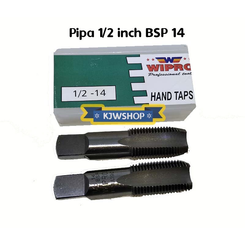 Jual Handtap Pipa WIPRO 1/2" BSP 14 Pipe Hand Tap 1/2 Inch BSP14 1/2"x14 Merk WIPRO Hand Tap ...