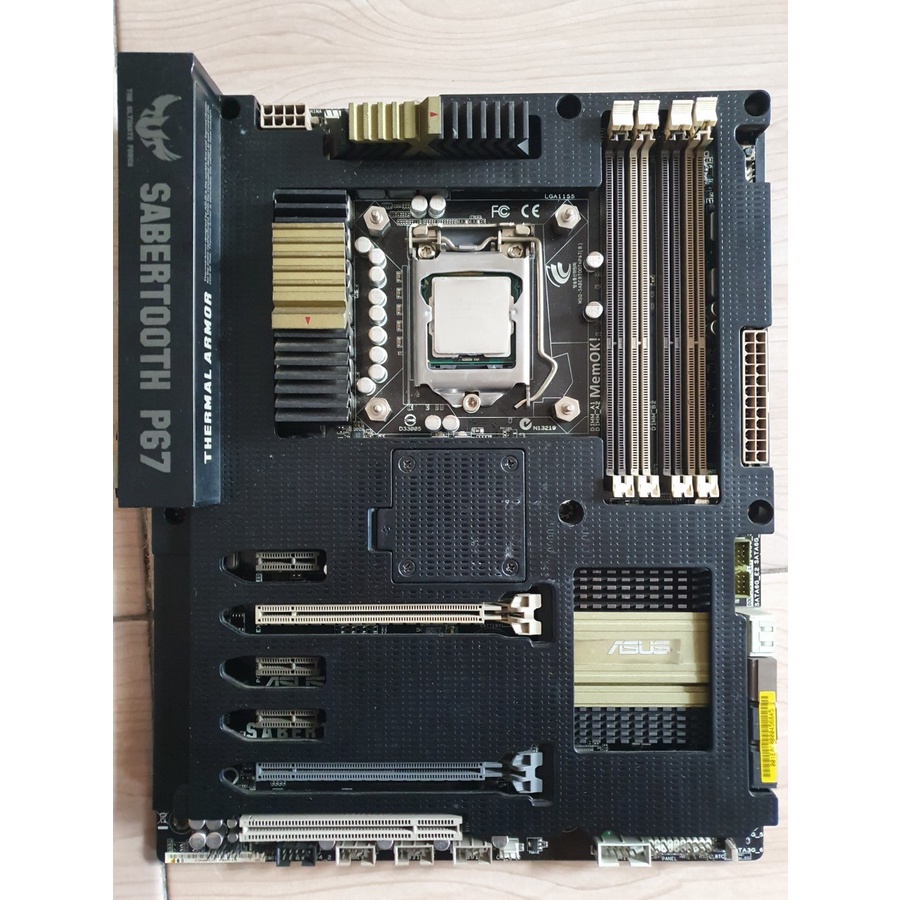 Jual Paket Motherboard Asus Sabertooth P67 + i7 2700k + TeamDark 2400 ...
