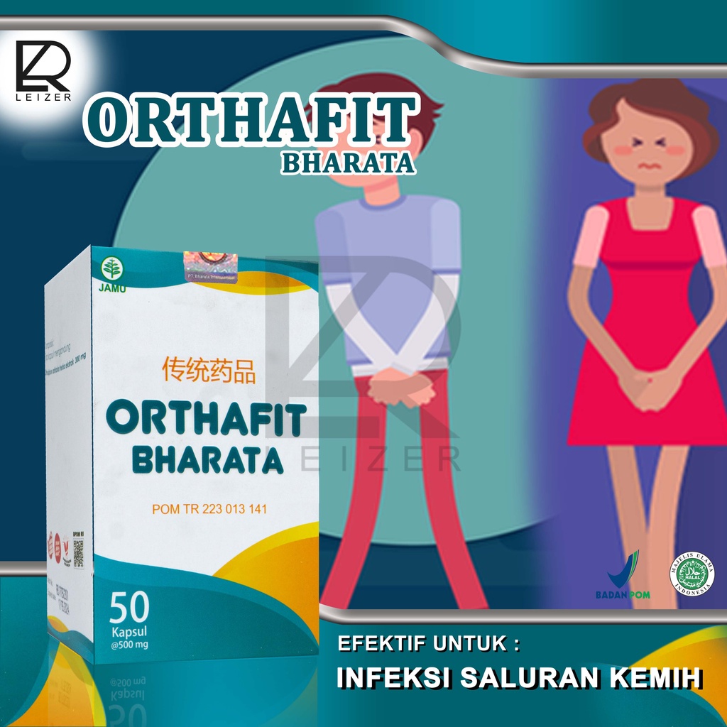 Jual Obat ISK Infeksi Saluran Kemih Kencing Pria Wanita Super Ampuh - Orthafit Bharata - Kemasan ...