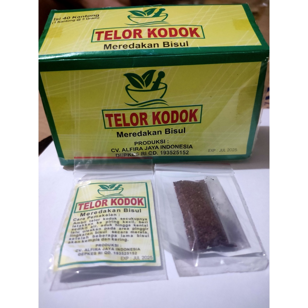 Jual Telor Kodok Obat Bisul Harga 1 Sachet | Shopee Indonesia