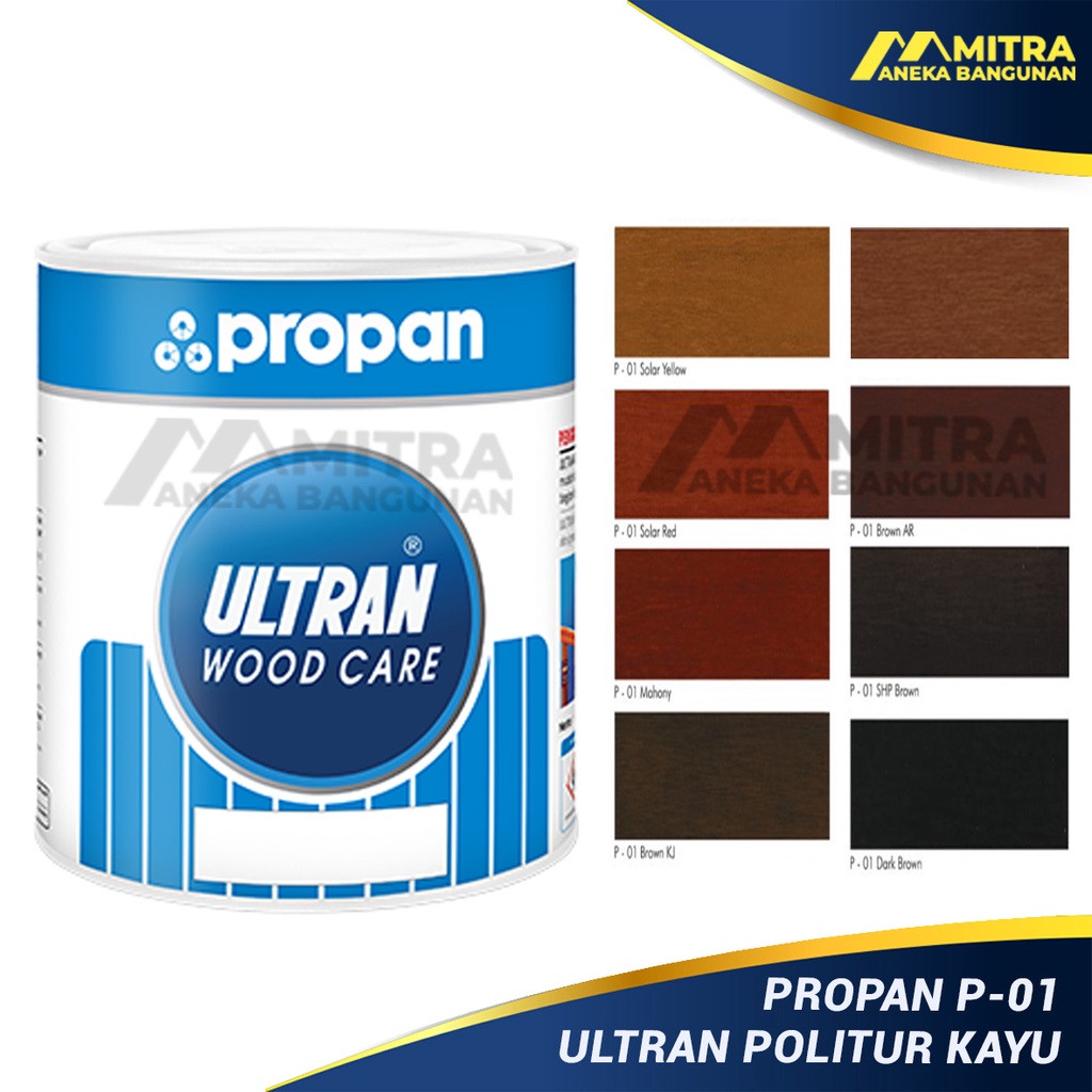 Jual ULTRAN PROPAN P01 1 LITER / POLITUR VERNIS WARNA KAYU / PELITUR ...
