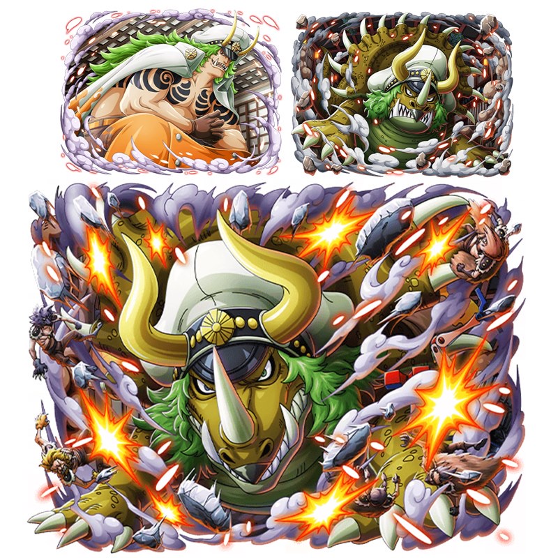 Jual ONE PIECE CHARACTERS "Sasaki One of The Tobiroppo - Triceratops ...