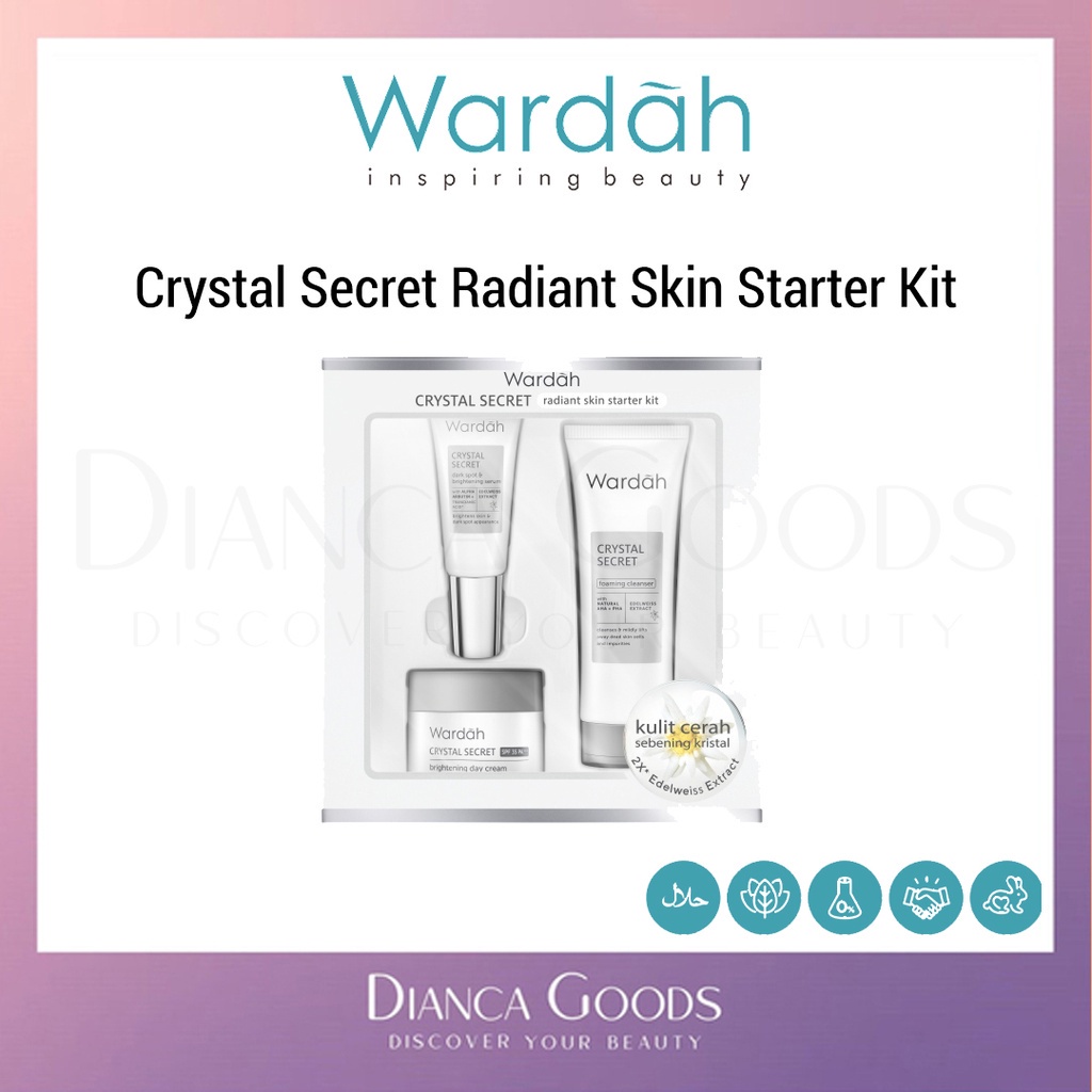 Jual WARDAH Crystal Secret Radiant Skin Starter Kit - BKL [ WARDAH 425 ...