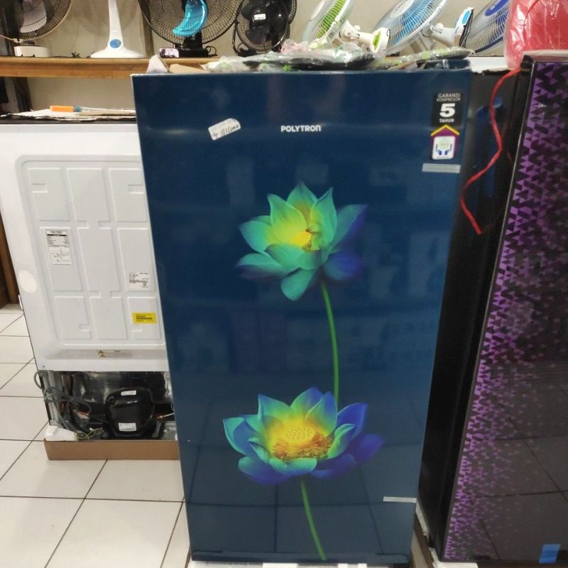 Jual KULKAS POLYTRON 170 liter PRB 177 LB PRB177LB LEMARI ES 1 PINTU ...