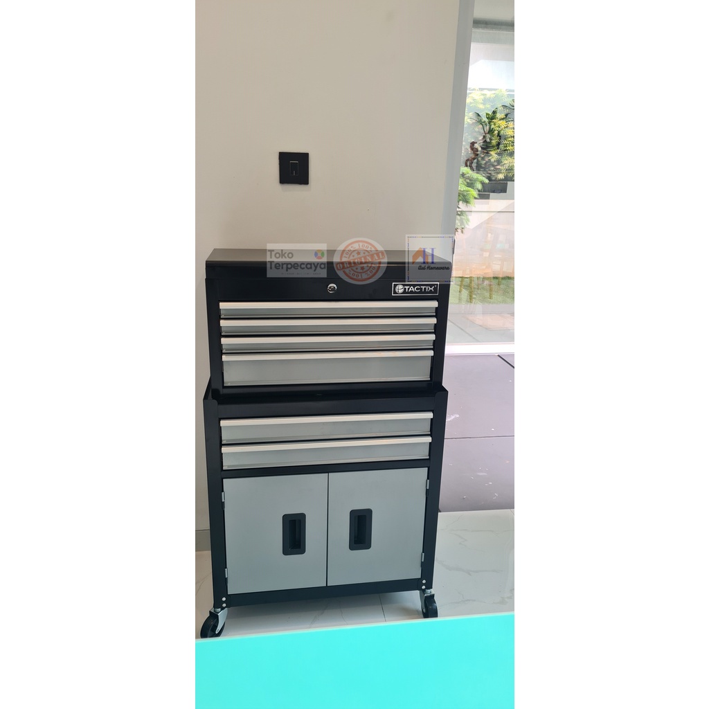 Jual Tactix Troli Kabinet Perkakas 6 Laci / Tool Box | Shopee Indonesia
