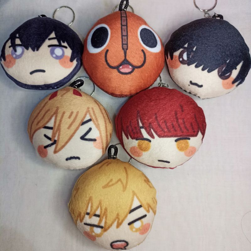 Jual Chainsaw Man (CSM) Plush Keychain - Take All 6 pcs | Shopee Indonesia