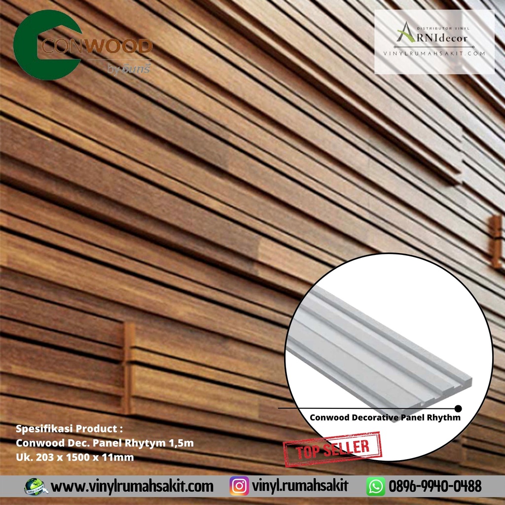 Jual Conwood Decorative Panel Rhythm | Cocok utk Desain Dinding ...