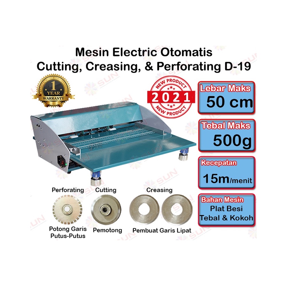Jual Mesin Electric Cutting, Creasing & Perforating D-19 ( Mesin ...