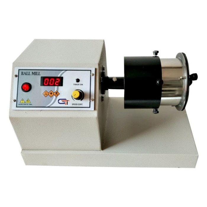 Jual Laboratory Ball Mill Digital 2kg lab heavy duty with SS balls ...