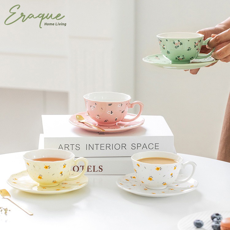 Jual Sunflower Tea Cup / Gelas Cangkir Teh Kopi Keramik Elegan ...