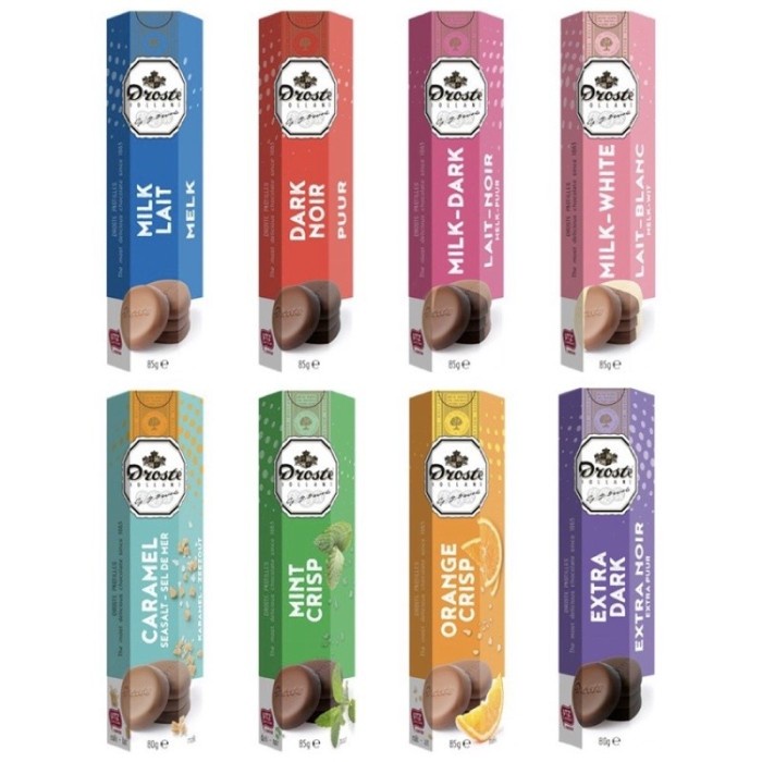 Jual DROSTE Holland Chocolate Pastilles 85 Gram | Shopee Indonesia