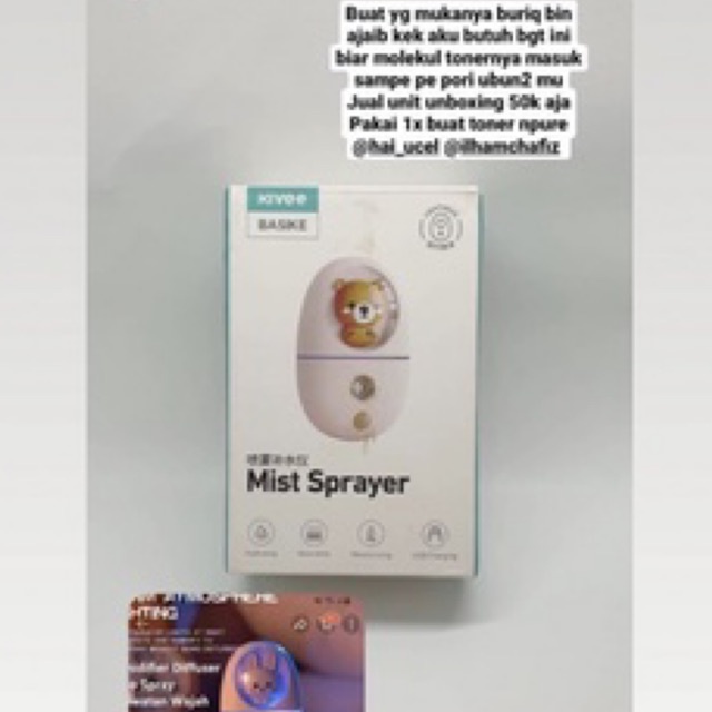 Jual nano spray animasi | Shopee Indonesia