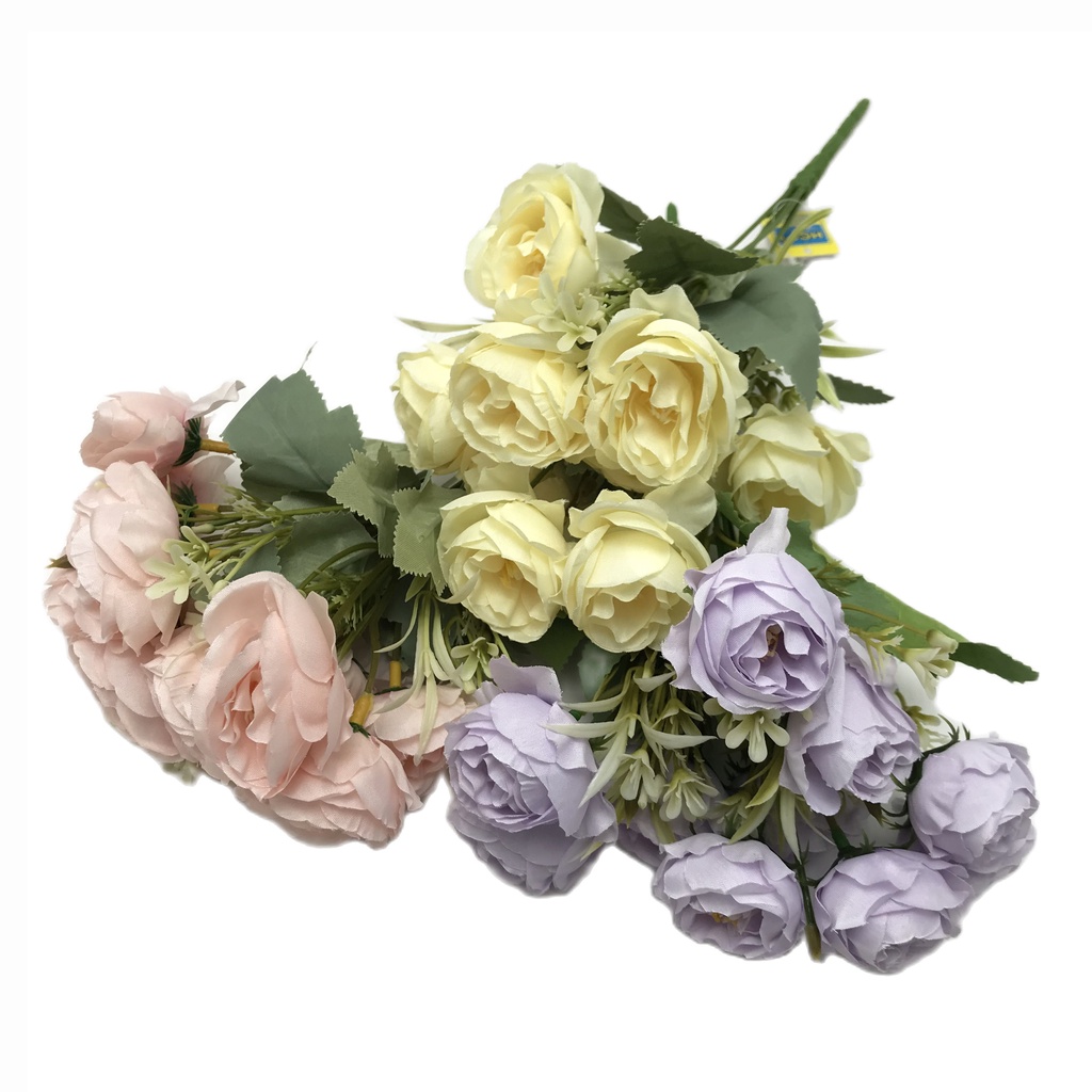 Jual Bunga Mawar Pastel Artificial Panjang 30 cm/Bunga Plastik/Bunga ...