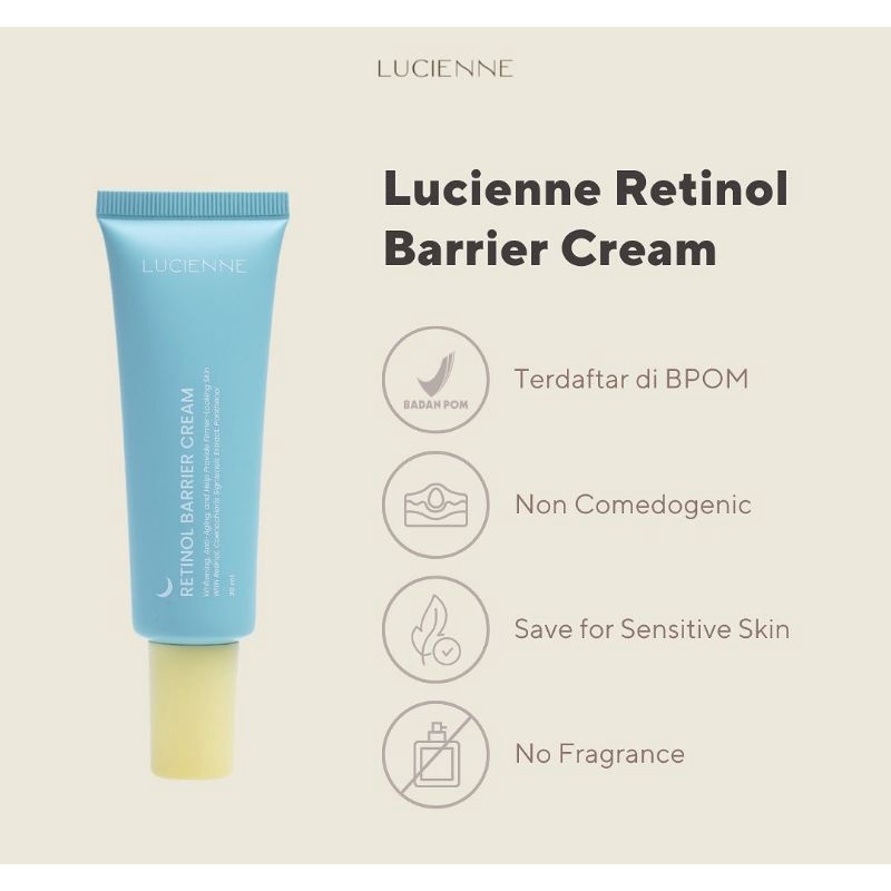 Jual RETINOL BARRIER CREAM by LUCIENNE | Shopee Indonesia