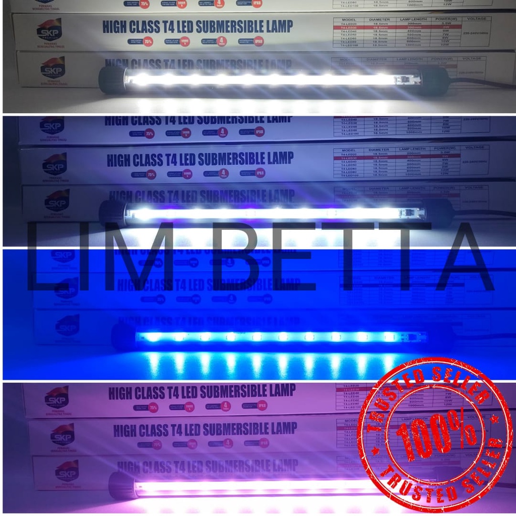 Jual LAMPU CELUP SKP T4-50 / LAMPU CELUP LED AQUARIUM SKP 50 CM ...