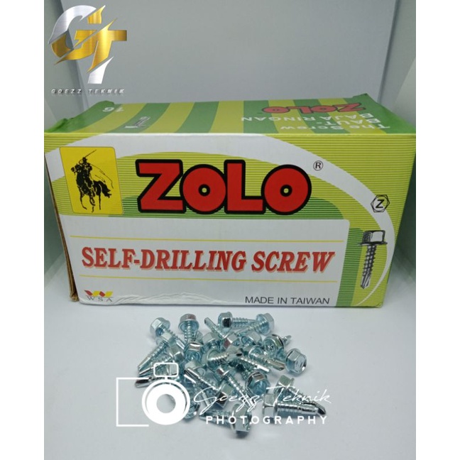 Jual Baut/Skrup Baja Ringan ZOLO 10X16. 1000pcs | Shopee Indonesia