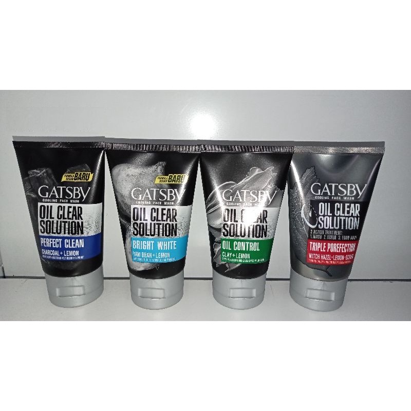 Jual Gatsby Cooling Face Wash Oil Clear Solution 100gr | Shopee Indonesia