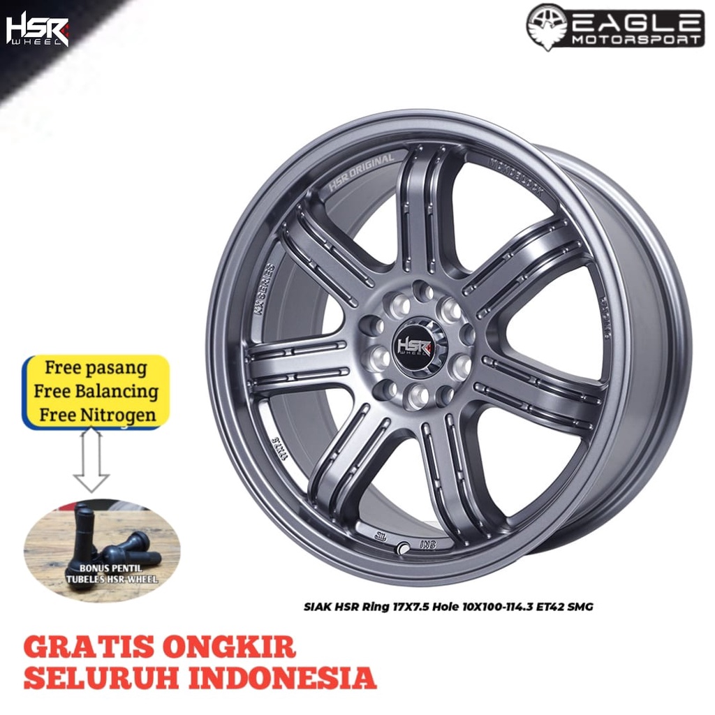 Jual VELG MOBIL R17 RING 17 VELG INNOVA XPANDER ERTIGA SIENTA HSR WHEEL SIAK | Shopee Indonesia