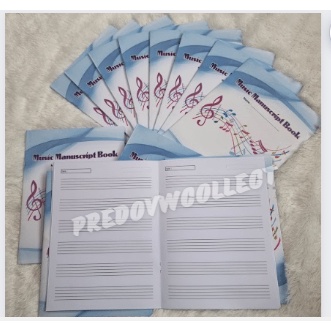 Jual PROMO BUKU TULIS NOT BALOK MUSIC MANUSCRIPT BOOK BUKU PARANADA ...