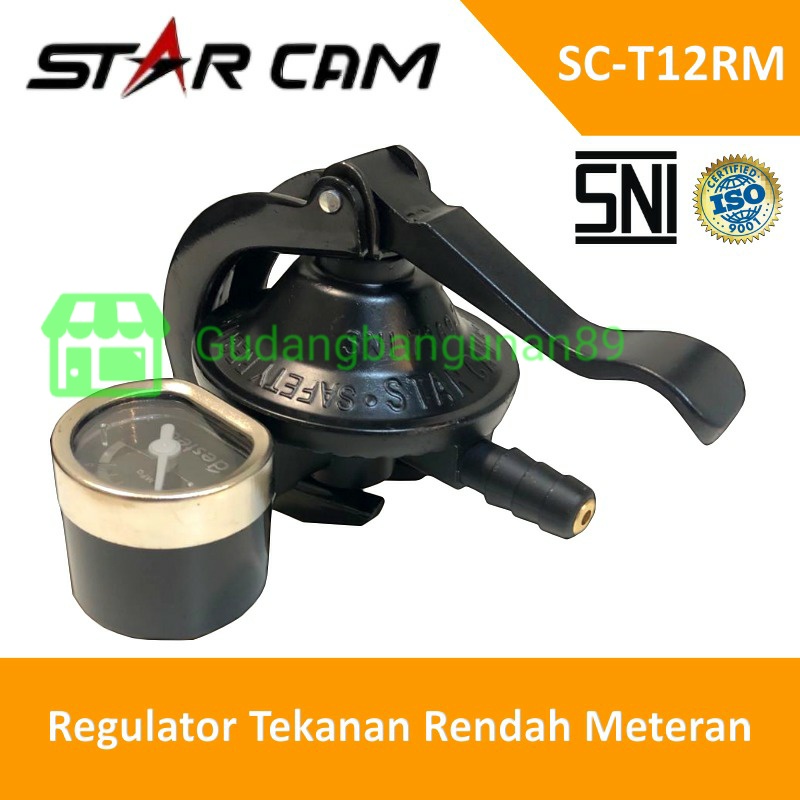 Jual Regulator Gas LPG SNI StarCam Destec Tekanan Rendah Meter Non ...
