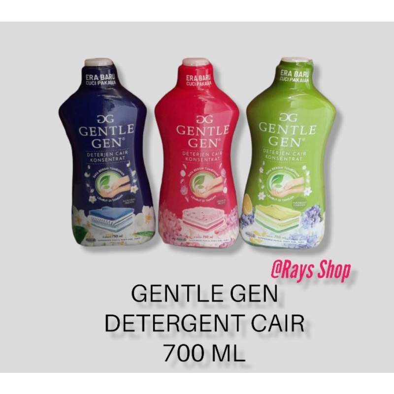 Jual GENTLE GEN DETERGENT CAIR KONSENTRAT 700ML | Shopee Indonesia