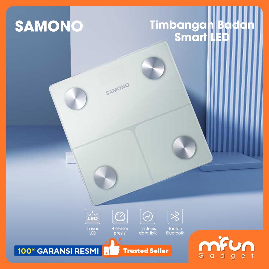 Jual Samono Timbangan Badan Digital LED Body Fat Scale SW-BS01 | Shopee ...