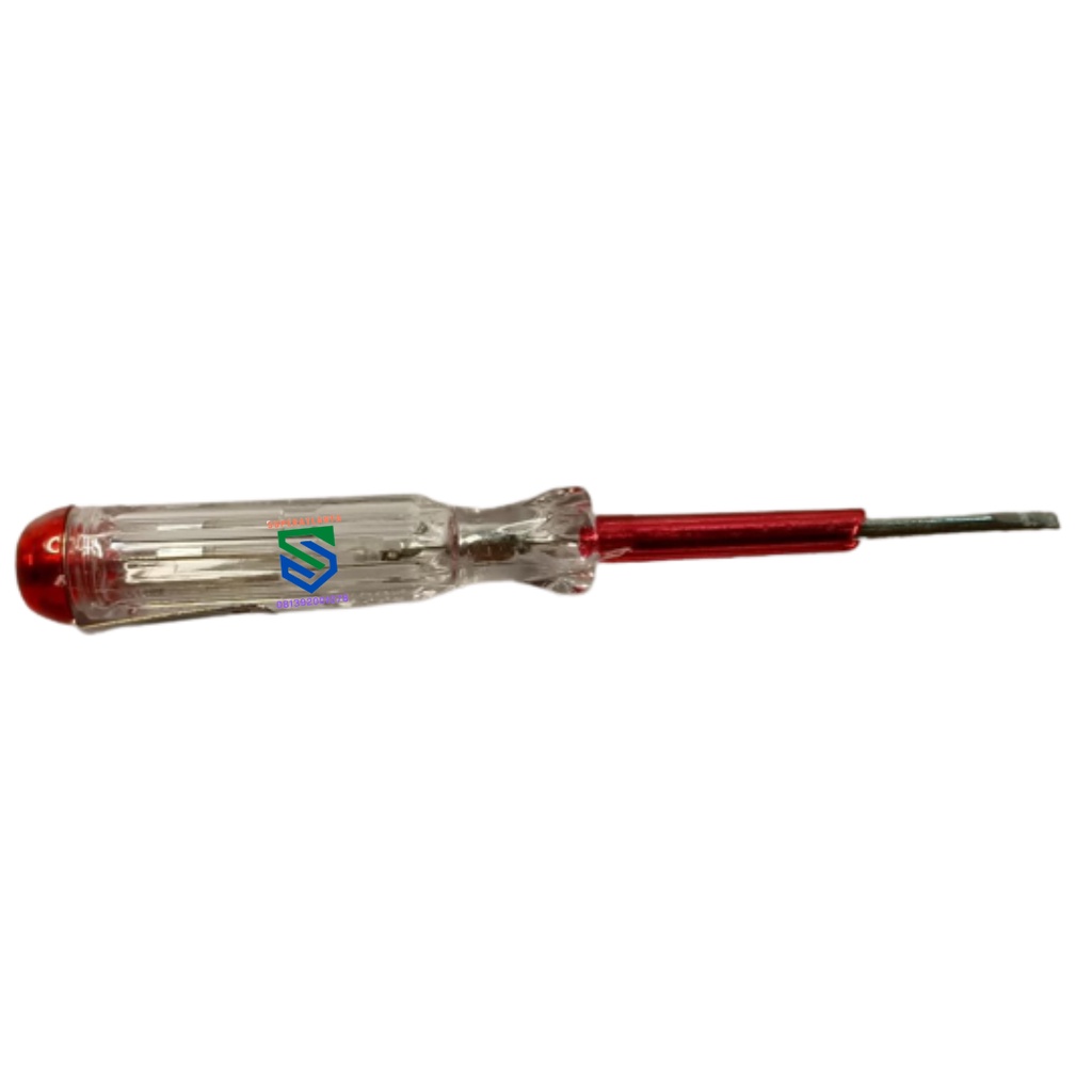 Jual Obeng min tespen test pen listrik merah lampu testpen taspen saku ...