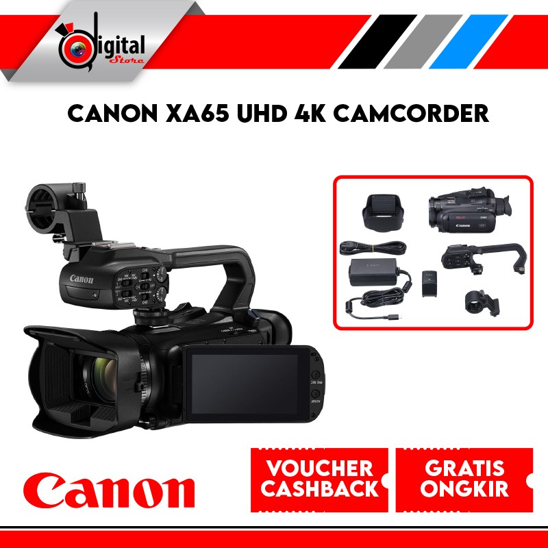 Jual Canon XA65 UHD 4K Professional Camcorder | Shopee Indonesia